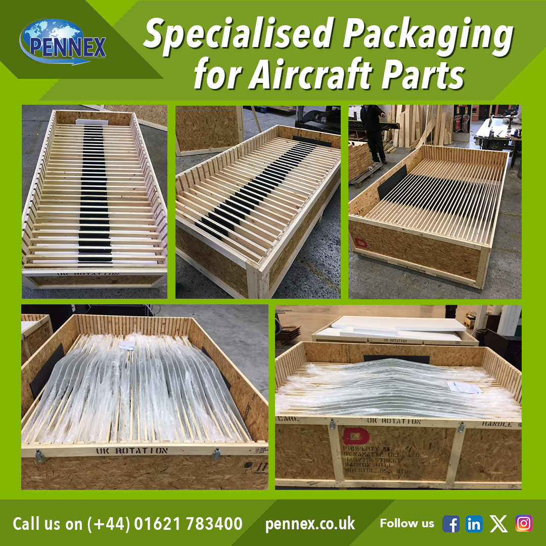 Specialised Packaging for Aircraft Parts. – Pennex